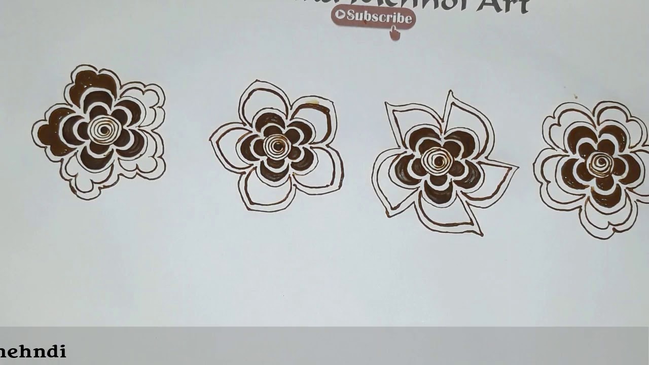 Make latest flower patterns with traditional technique | Hindi - YouTube
