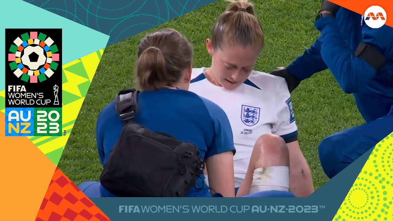 England midfielder Keira Walsh in tears as she's stretchered off | FIFA ...