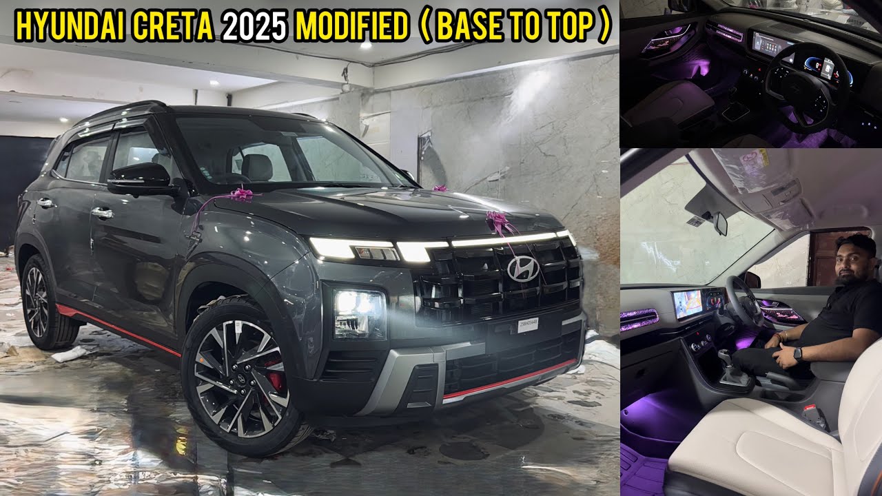 New Hyundai Creta 2025 | E Base Model - Modified into Top model 🔥 with ...