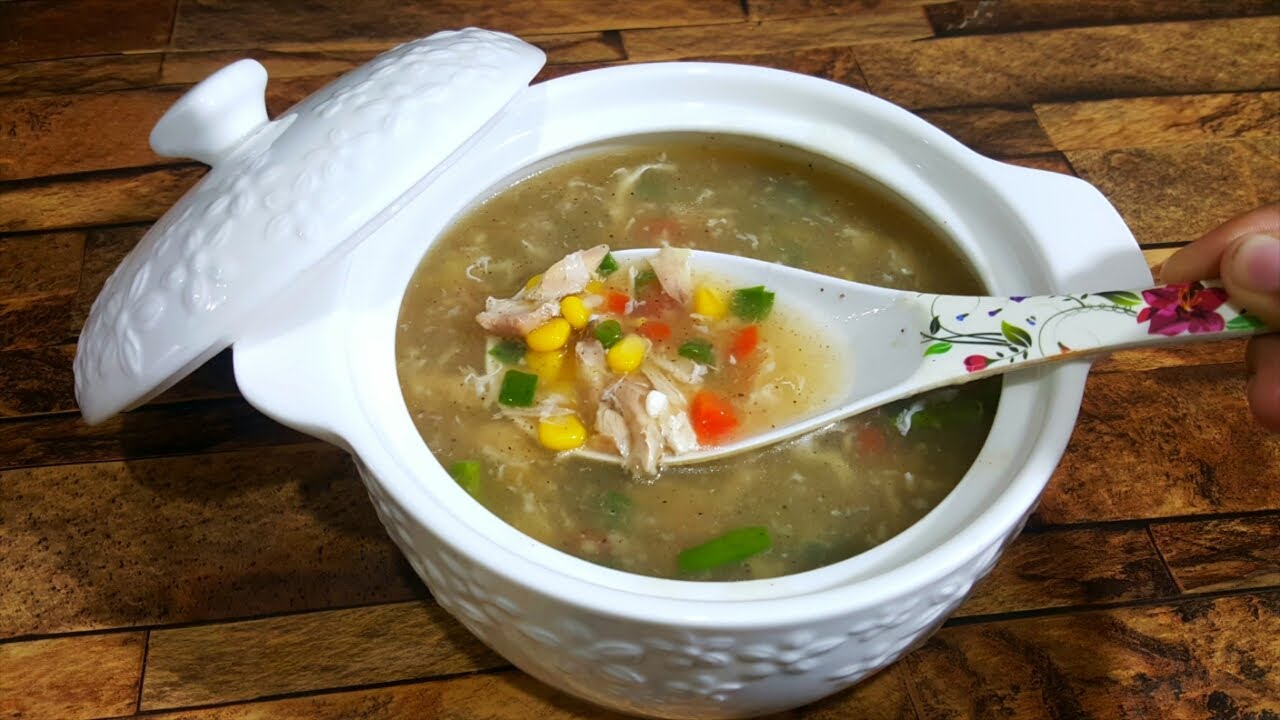 Chicken Corn Soup With Homemade Yakhni | Tasty Chicken Yakhni Soup ...