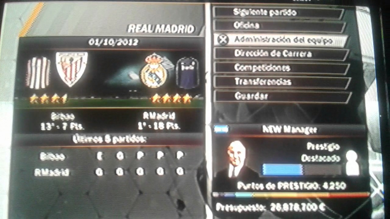 FIFA 17 PS2 MODO MANAGER FIFA 17 EN PS2 - YouTube