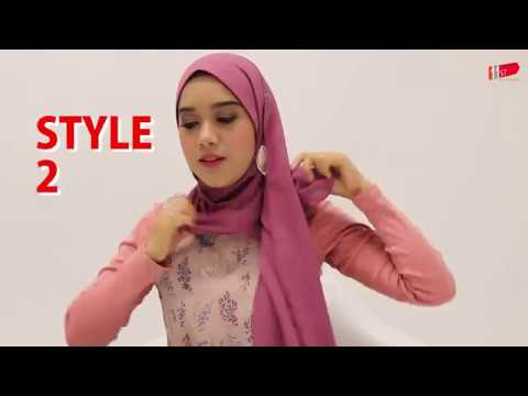 Hari Raya Hijab Tutorial - YouTube