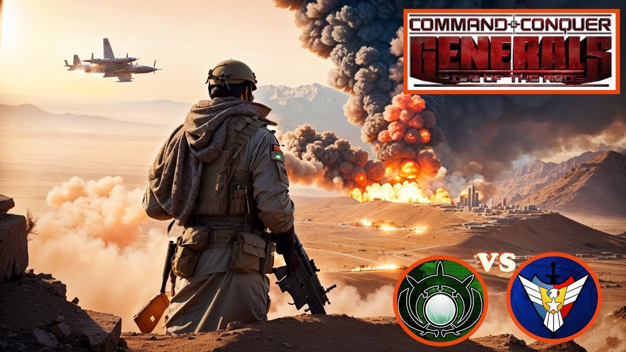 Command & Conquer Generals - Rise Of The Reds 🔥🔥 GLA vs USA 🔥🔥 - YouTube