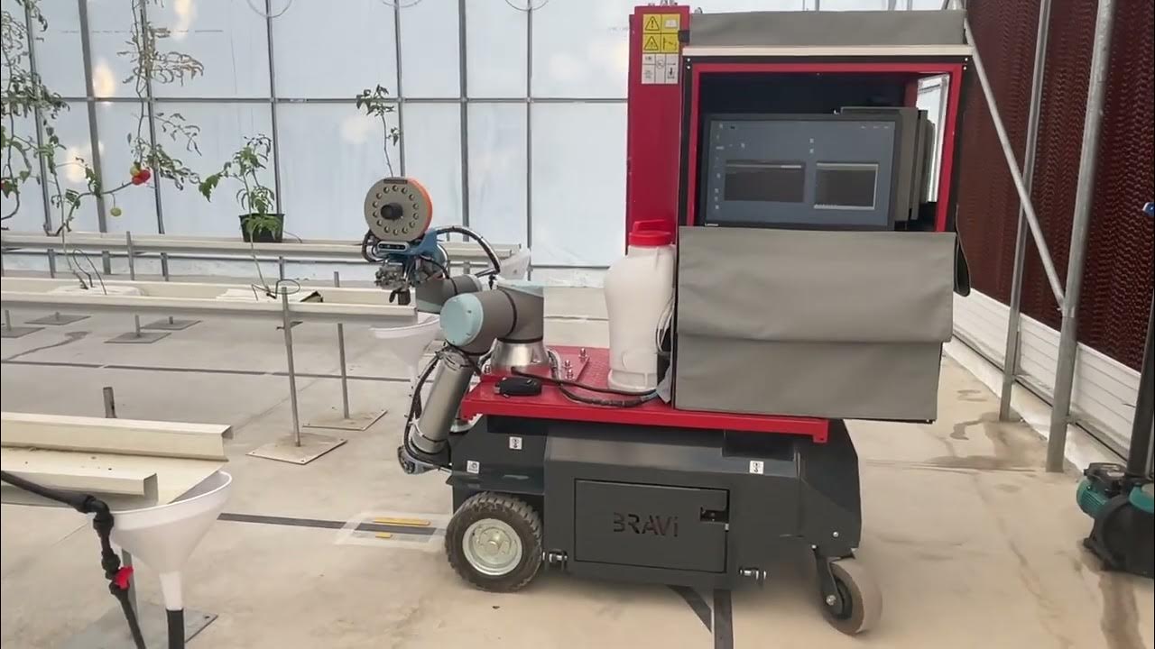 Autonomous greenhouse robot developed at CSRL (SOUP project) - YouTube