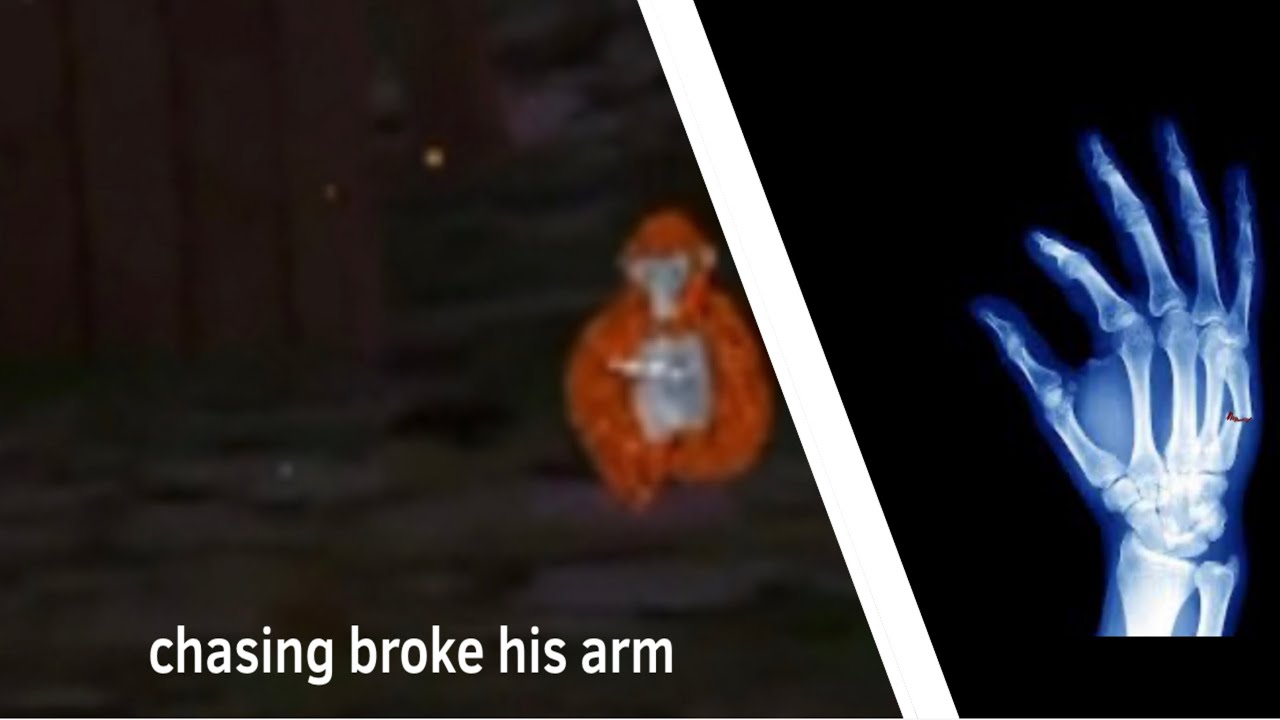 Lava monkey has broke hand & arm - YouTube