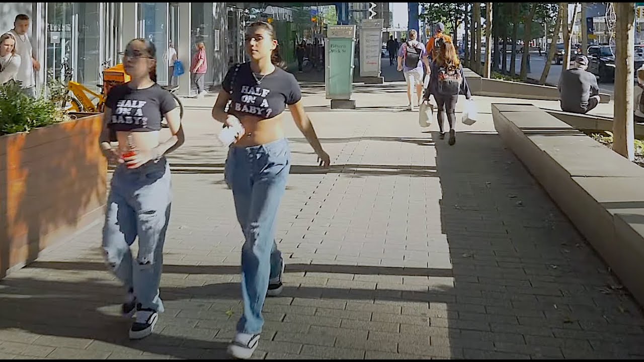 4K60 Toronto Union Station to Lakeshore Harbourfront Walk Canada - YouTube