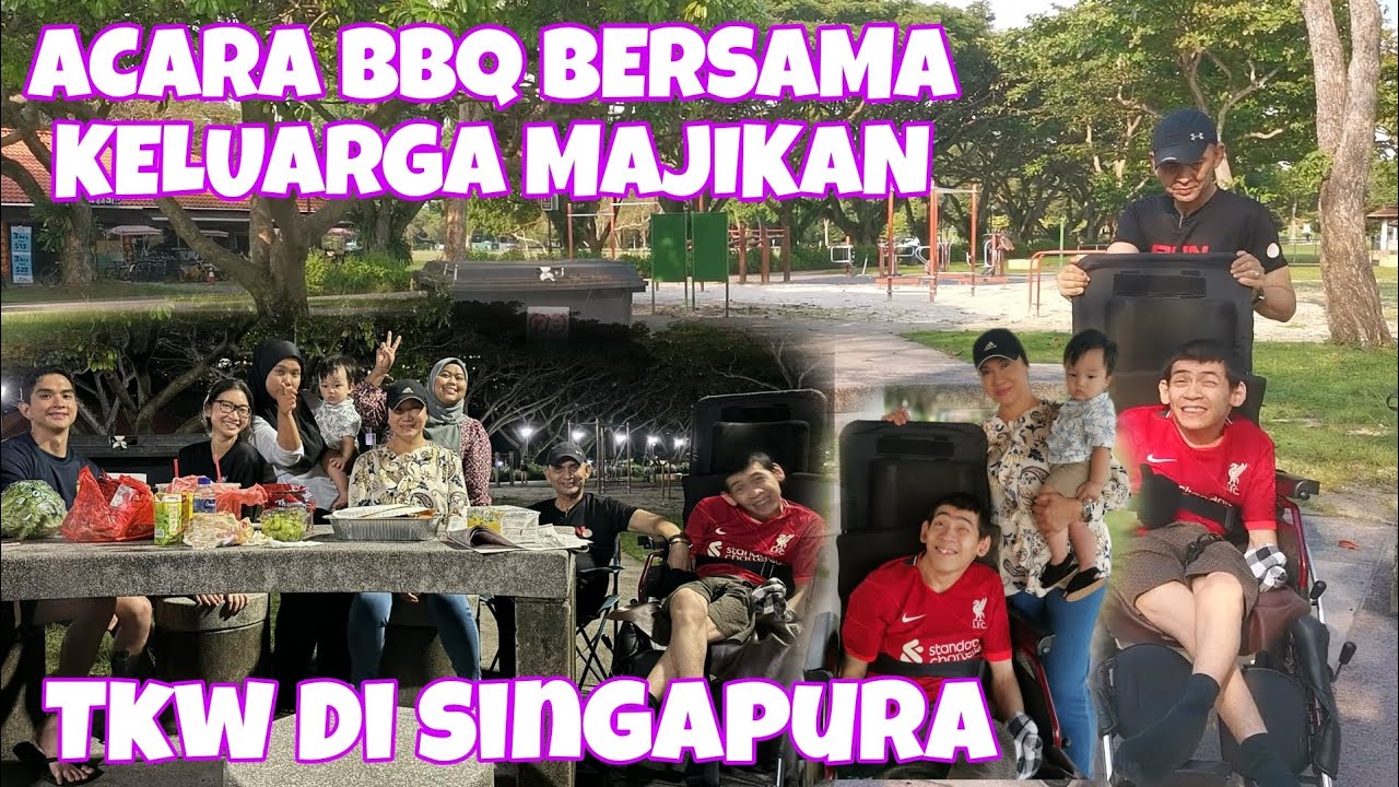 ACARA BBQ DI PANTAI BERSAMA KELUARGA MAJIKAN‼️TKW DI SINGAPURA - YouTube