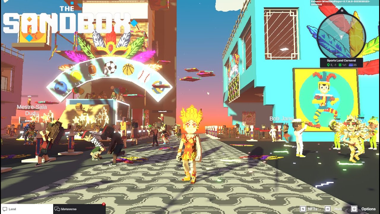 The Sandbox Special Event - All Quest Sports Land Carnaval Walkthrough ...