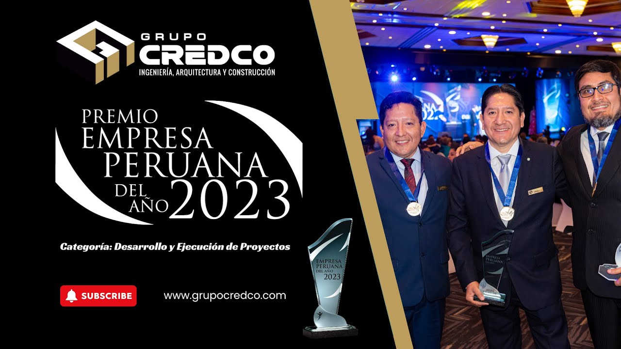 GRUPO CREDCO | EMPRESA PERUANA DEL AÑO 2023 - YouTube