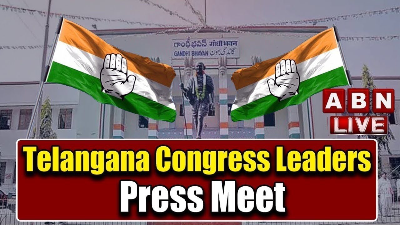 🔴LIVE : Congress Leaders Press Meet || ABN LIVE - YouTube