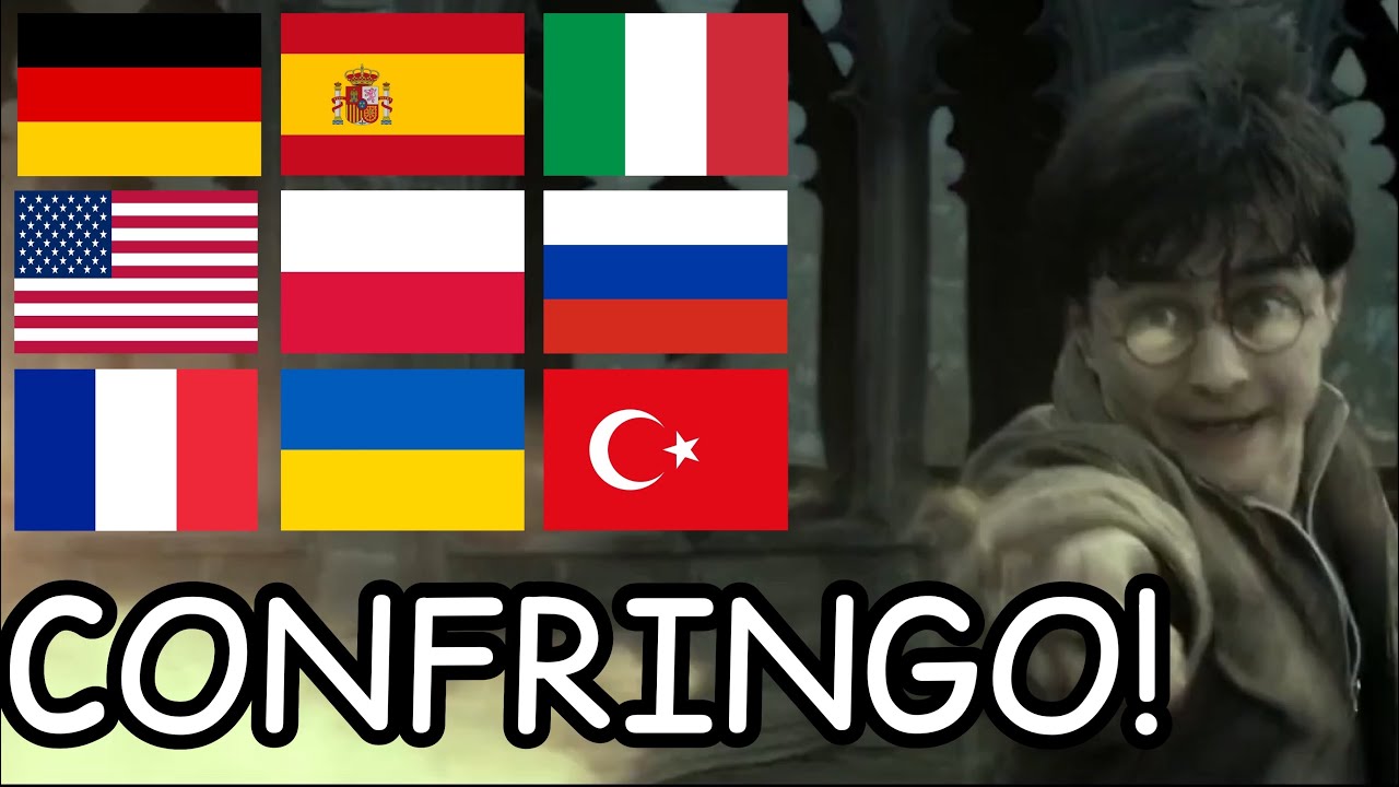 "Confringo!" in different languages - YouTube