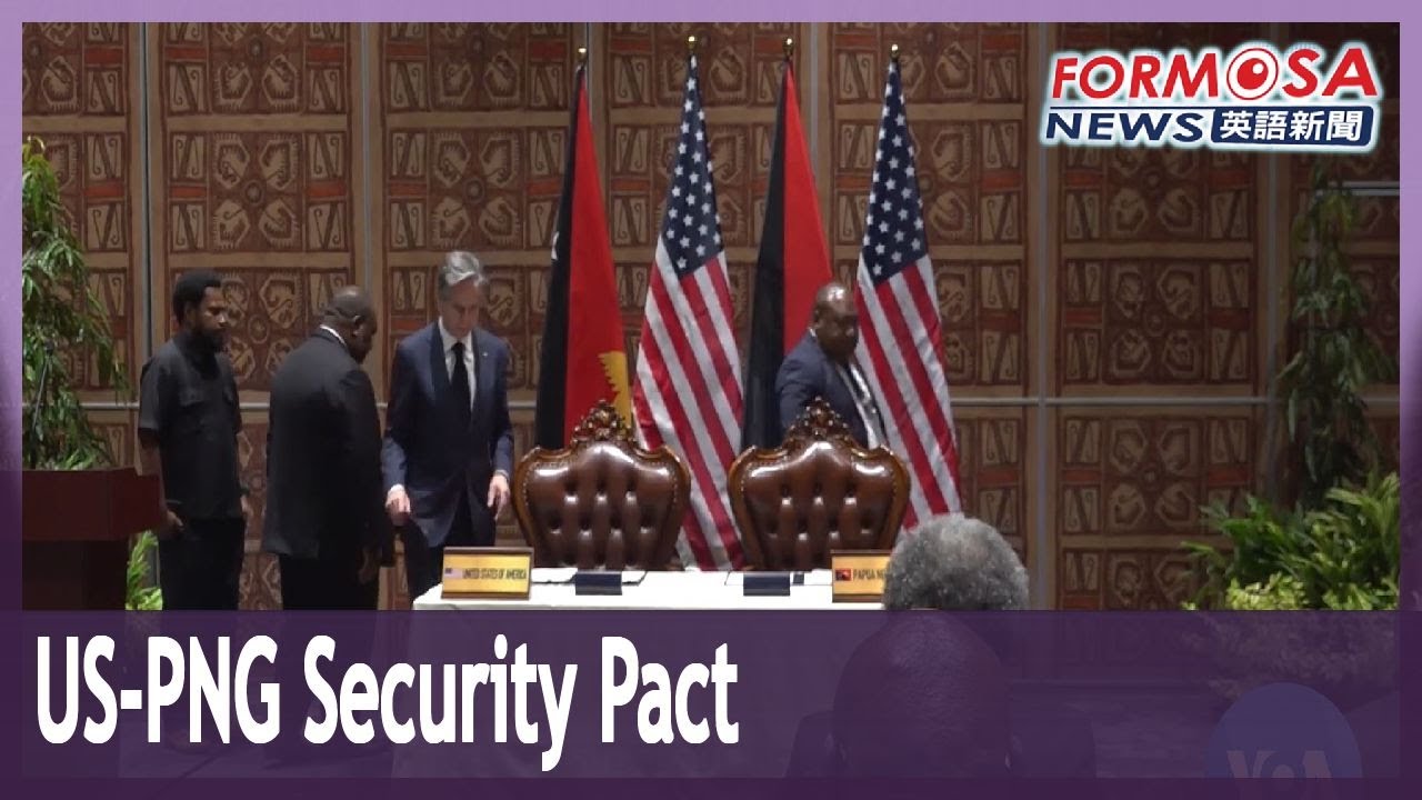 US and Papua New Guinea to sign security pact - YouTube