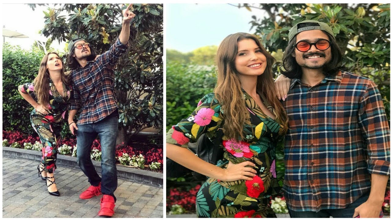 Bhuvan Bam and Amanda Cerny together in Los Angeles, California ...