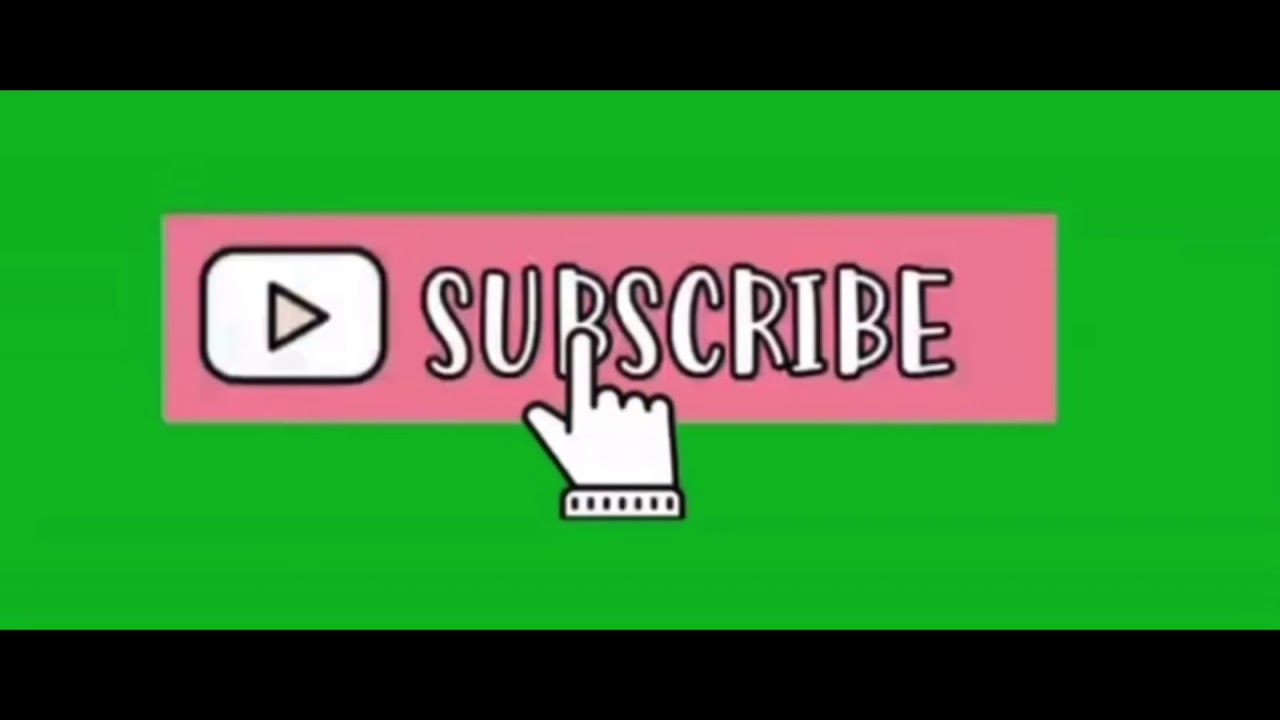aesthetic green screen subscribe button! *pink edition* - YouTube