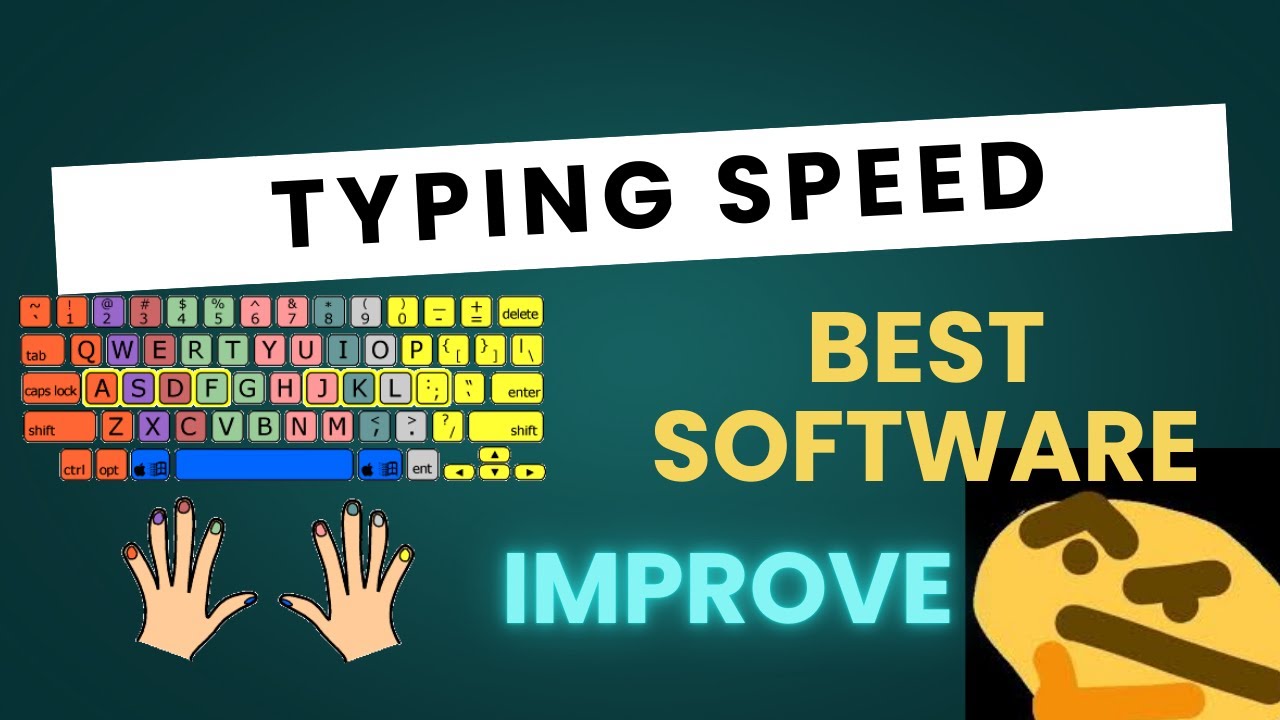 Improve Typing Speed | Best Software - YouTube