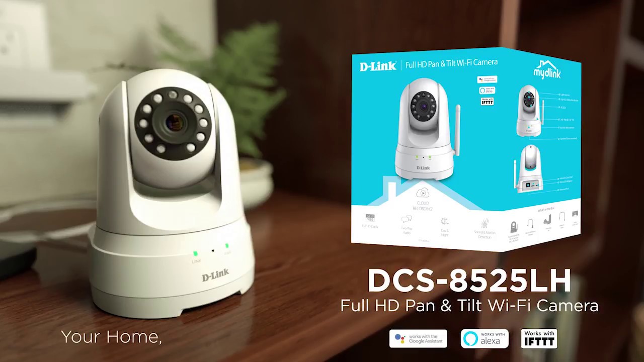 Meet the D-Link Full HD Pan & Tilt Wi-Fi Day/Night Camera (DCS-8525L ...