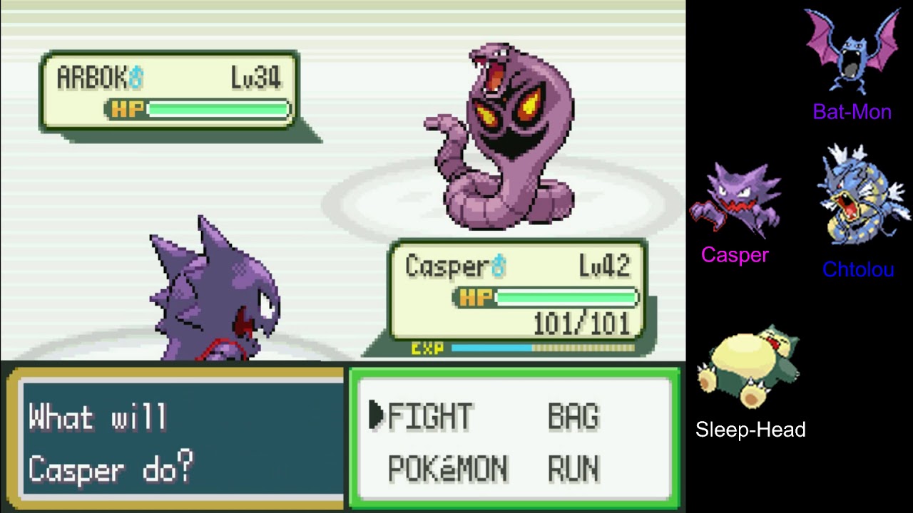 Pokemon Nuzlocke - Fire Red Ep. 41: Fuchsia City Gym - YouTube