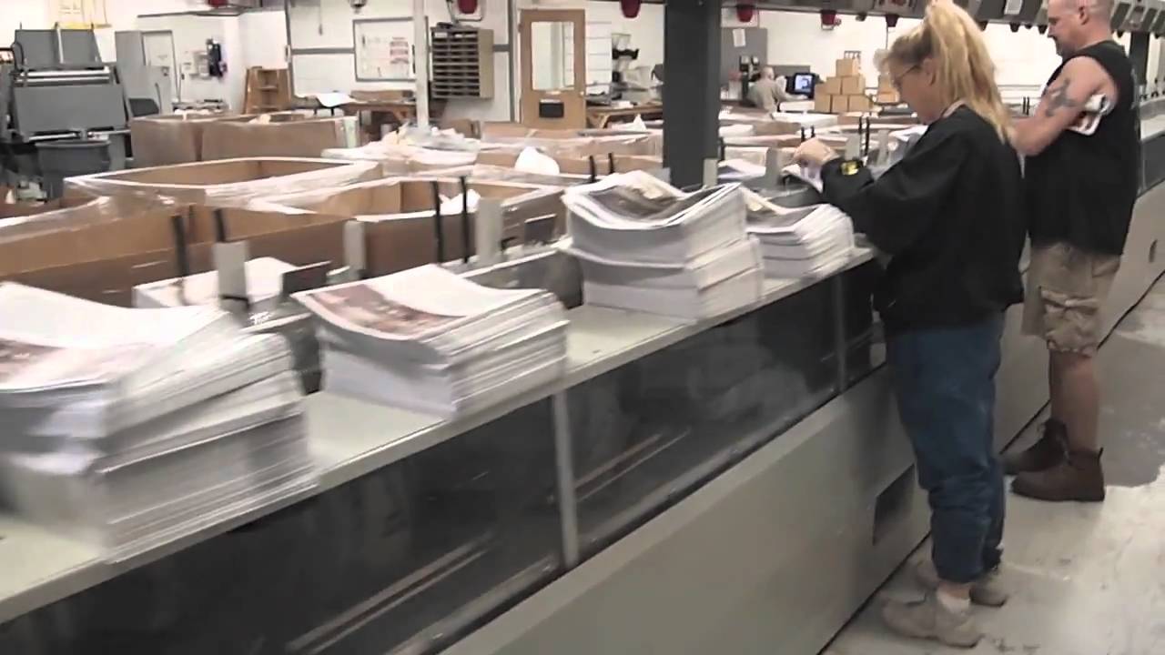 Kolbus Perfect Binder with 27 Clamps - YouTube