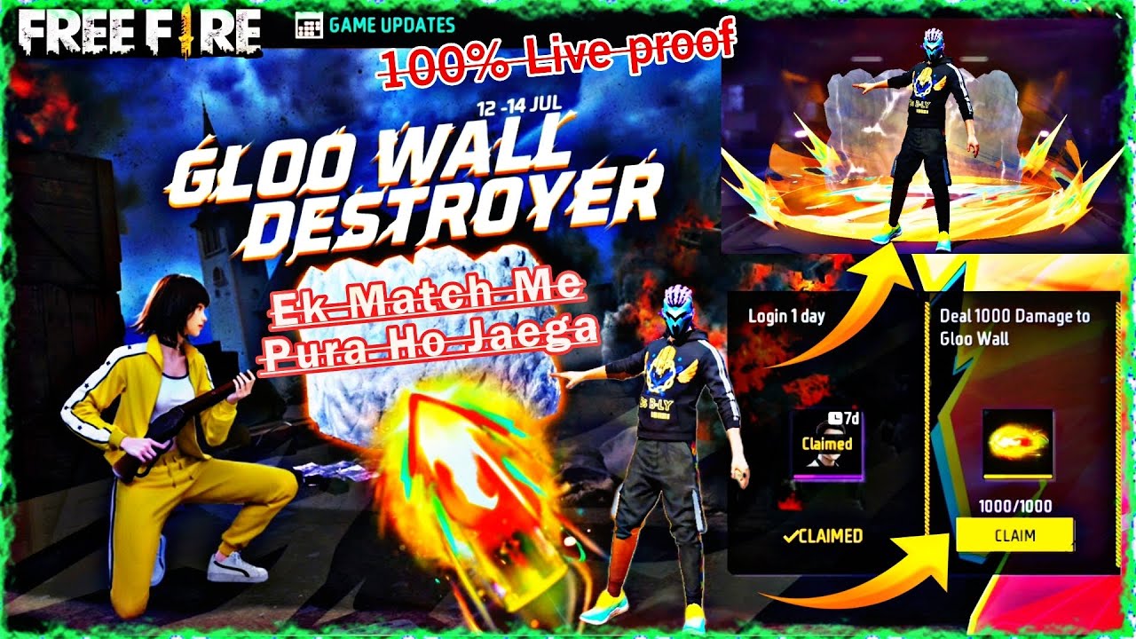 Free Fire New Gloo Wall Destroyer Event Kaise Pura Karen | Free Fire New Event Completed | - YouTube