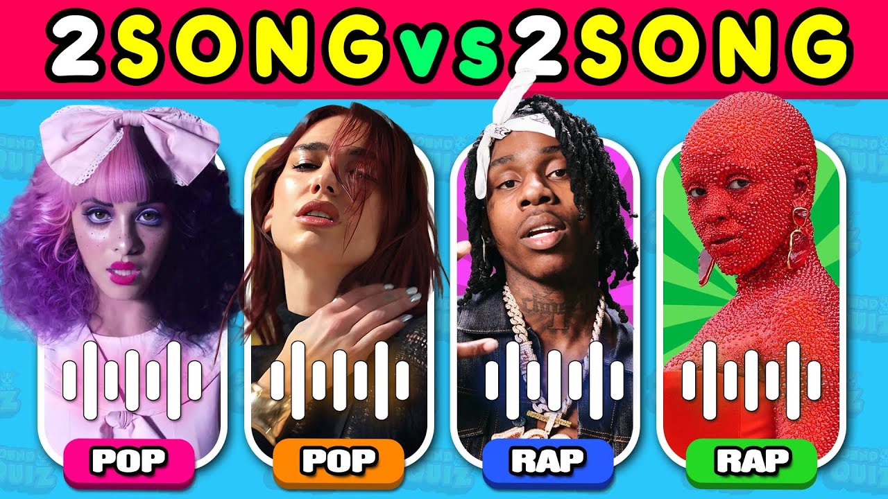 Save Two Drop Two Songs 🎵 POP vs RAP 🎤🔥 | Music Quiz - YouTube