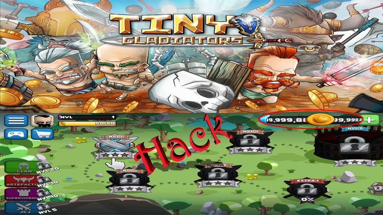 Descargar TINY GLADIATORS HACK Español 2018|Android|Andro Games| - YouTube