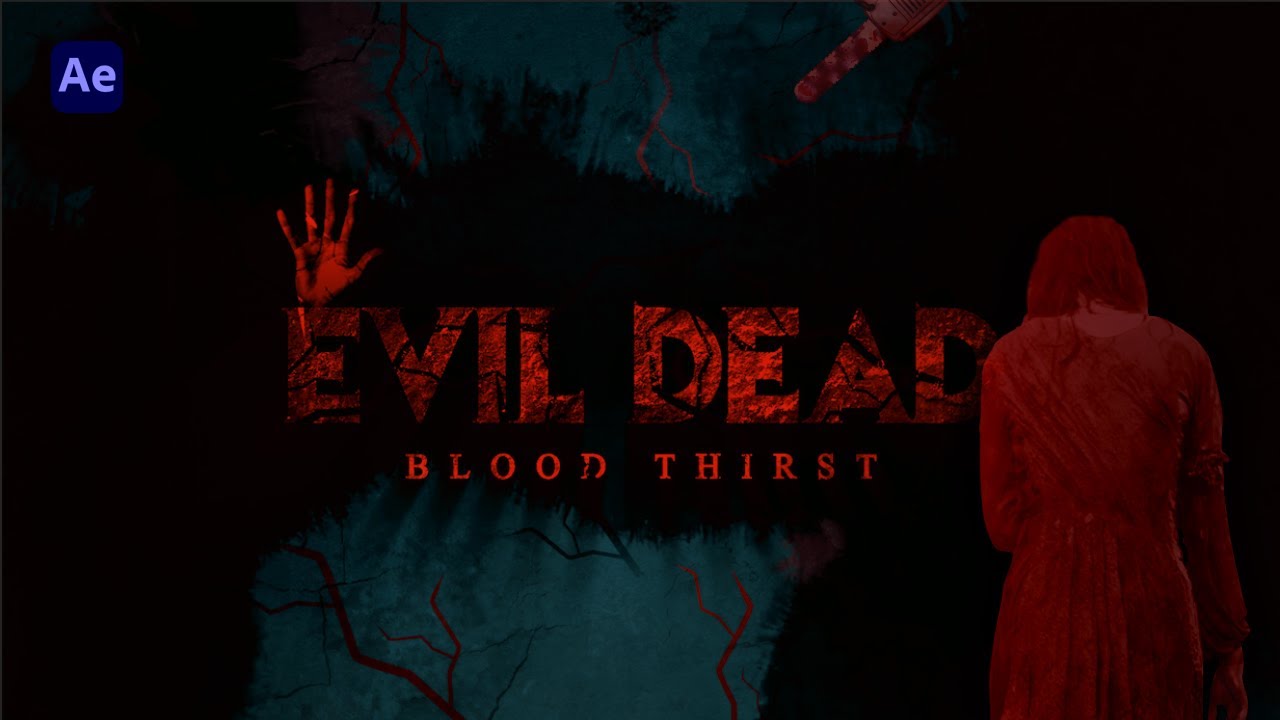 Evil Dead title creation | made in After Effects - YouTube