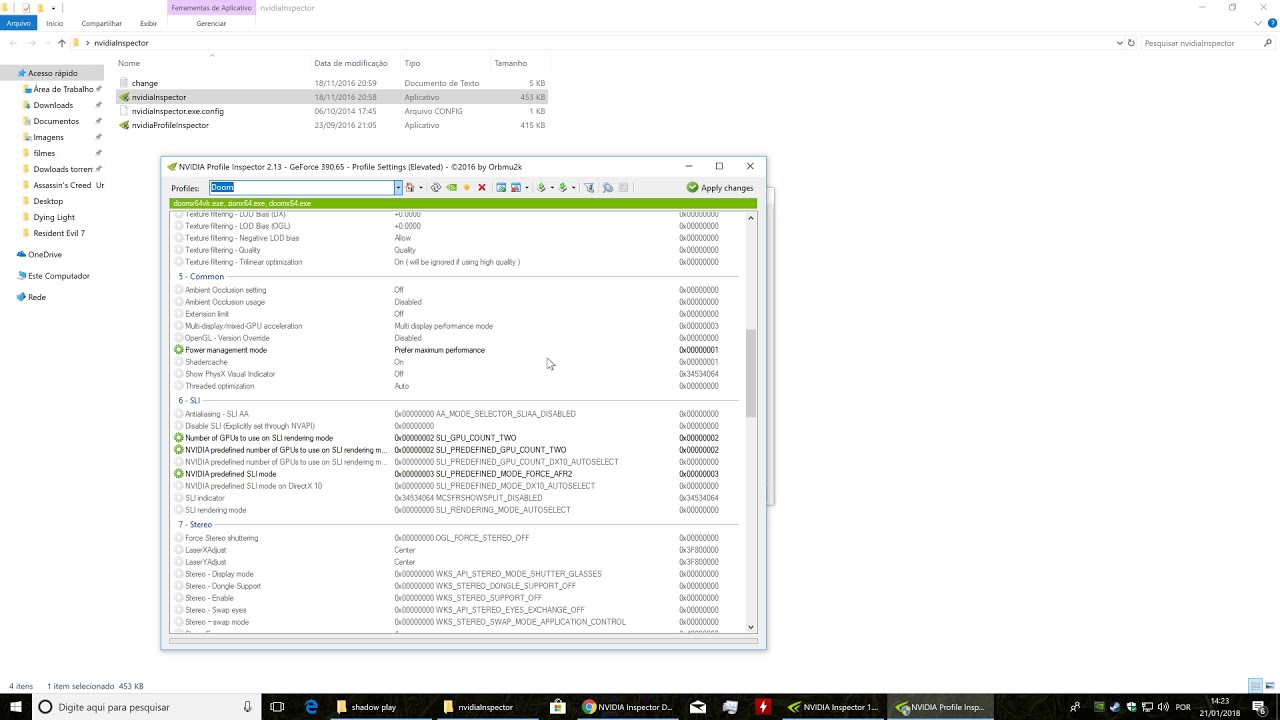 Tutorial Nvidia Inspector aprenda a mudar o perfil de seus jogos para ...