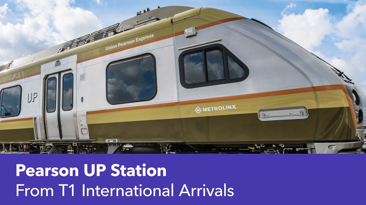 Find your way to the UP Express platform at Pearson Airport from ...