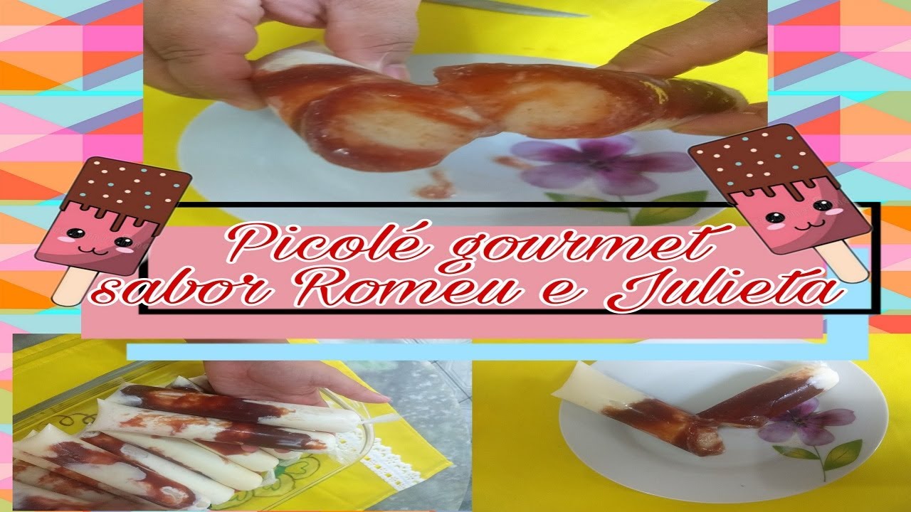 Picolé Gourmet sabor Romeu e Julieta super cremoso - YouTube