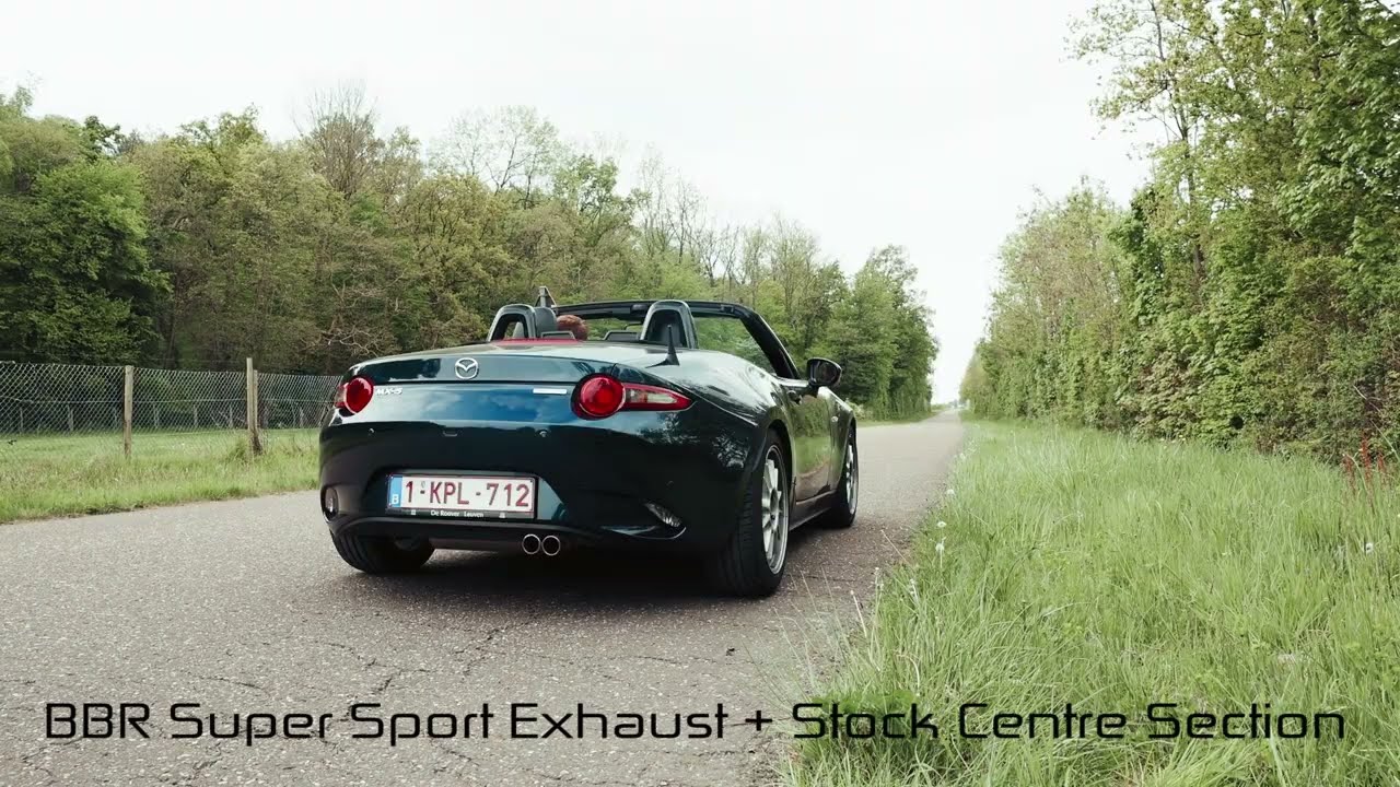Mazda MX5 ND - BBR EXHAUST COMPARISON! - YouTube