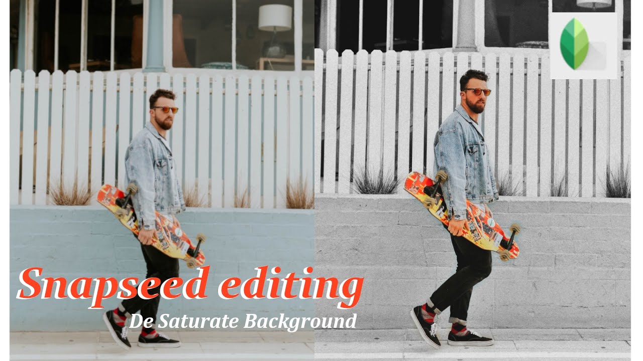 Make Your Photo POP ! | Snapseed Editing | Color POP Effect | Black and ...