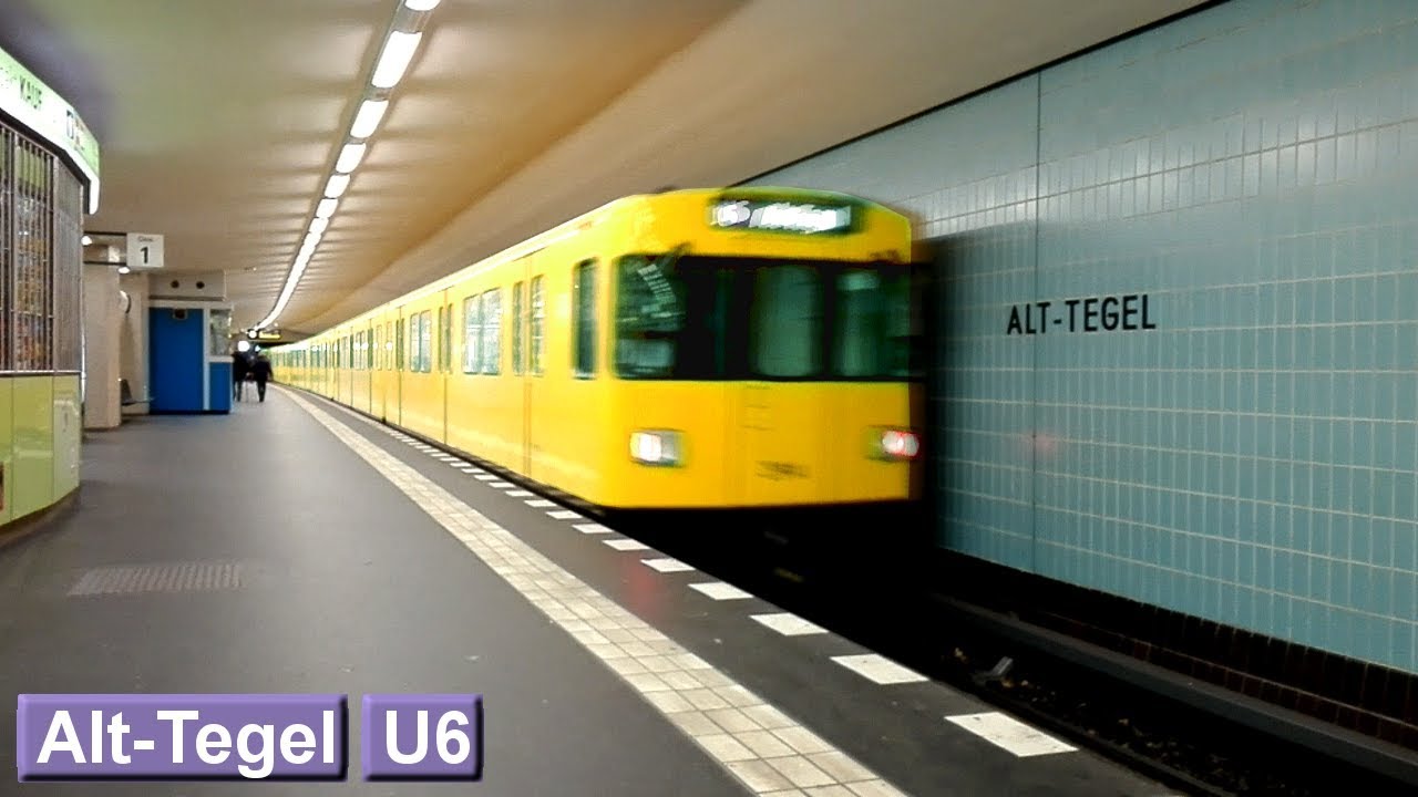 Alt-Tegel | Line U6 : Berlin U-Bahn ( BVG F92 ) - YouTube