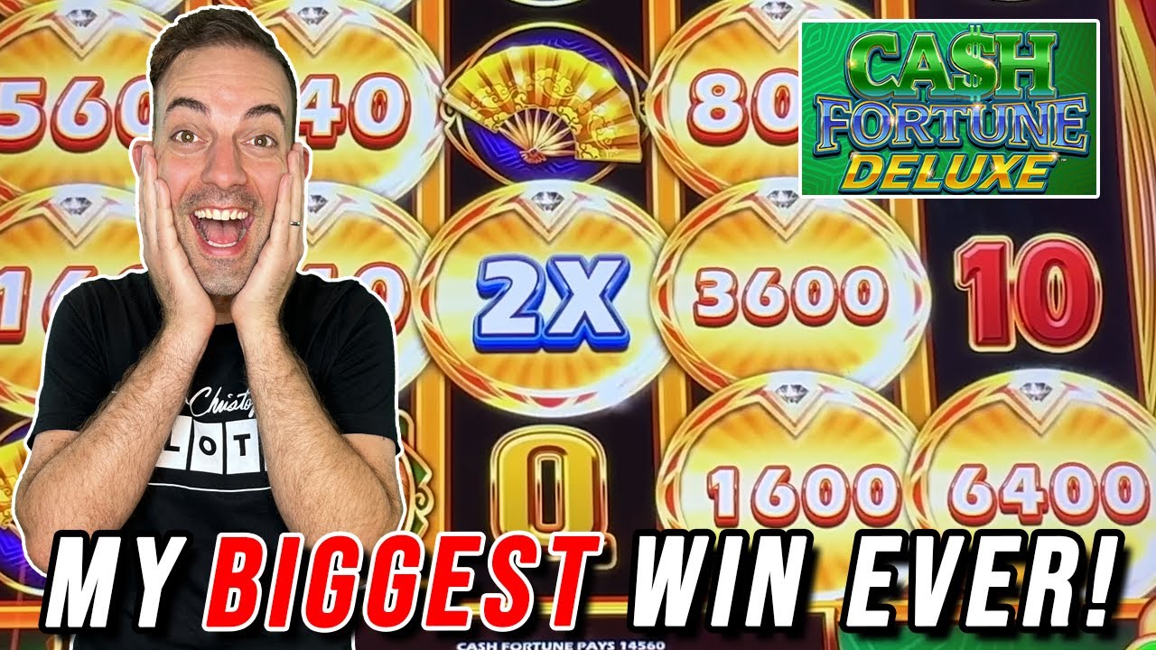 My BIGGEST WIN EVER! 💸 Cash Fortune Deluxe Jackpot - YouTube