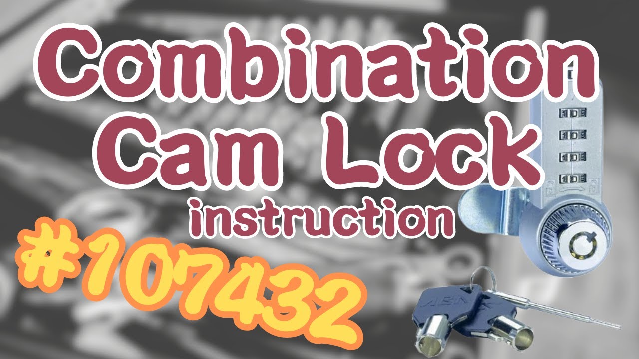 Combination cam Lock instruction #107432│ABA Locks - YouTube