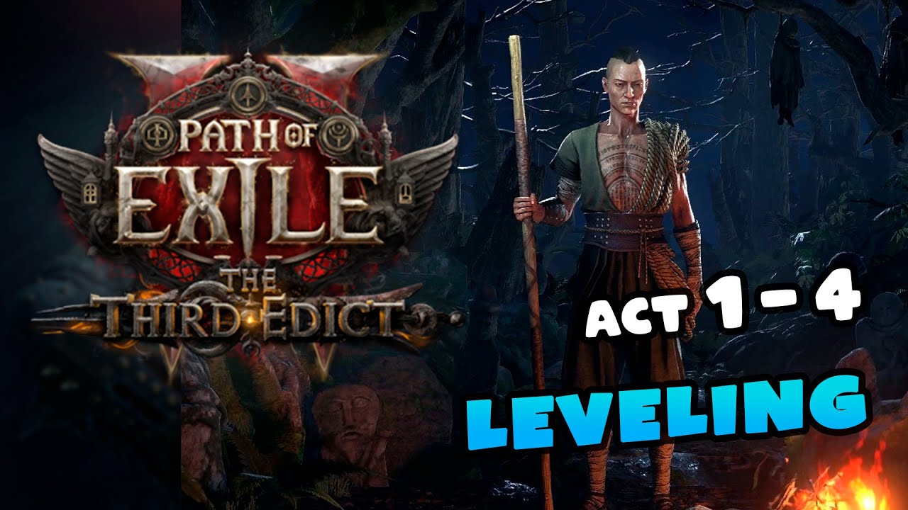 Path of Exile 2 | Update 0.3.0 | Прокачка Монаха Акт 1 - 4 - YouTube