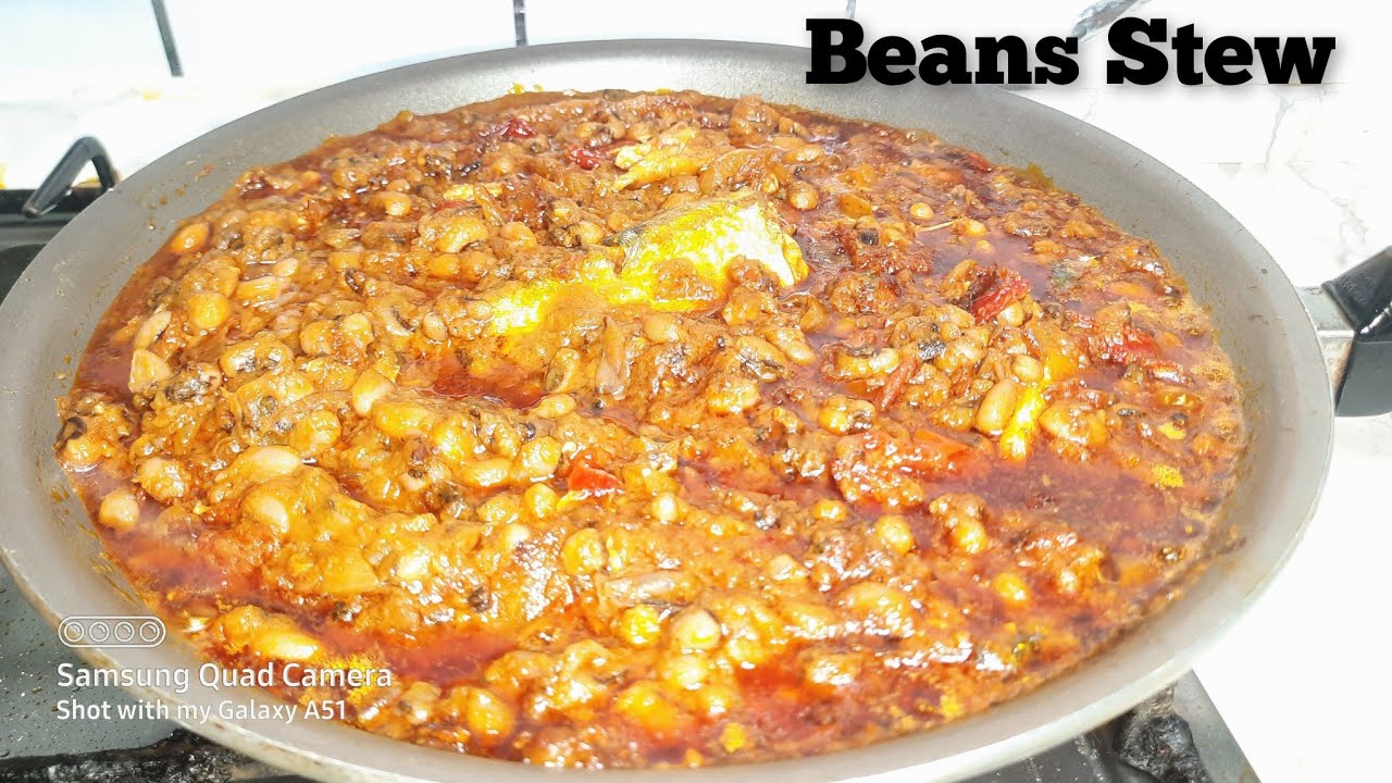 Beans Stew Recipe/How To Make The Authentic Ghanaian Beans Stew - YouTube