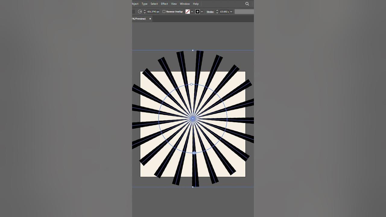 Here is How to Repeat Shapes Radially in illustrator. Adobe Illustrator tutorials. Graphic ...