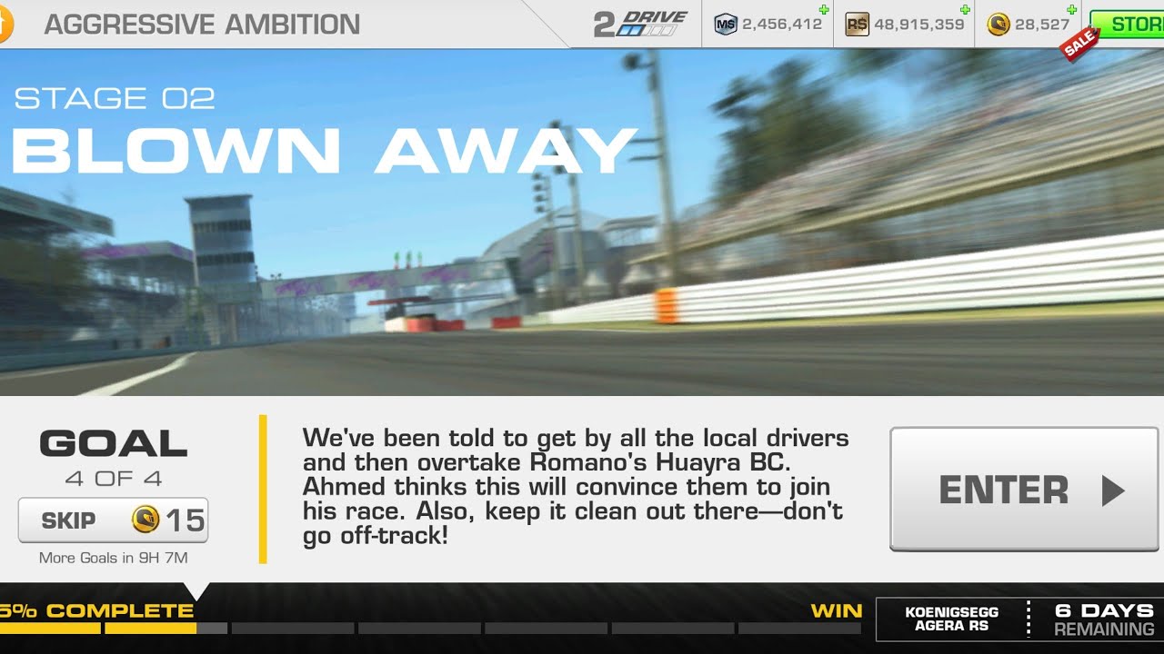 Real Racing 3 Aggressive Ambition Stage 2 Goal 4 0-Upgrade Run - YouTube