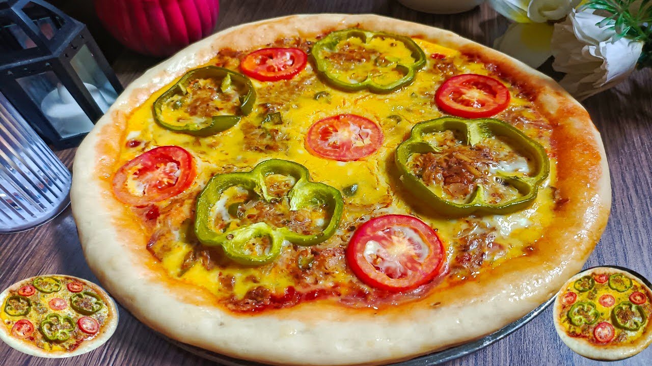 Bakery Style Pizza Without Oven | No Cheese | Egg Pizza Recipe | How to ...