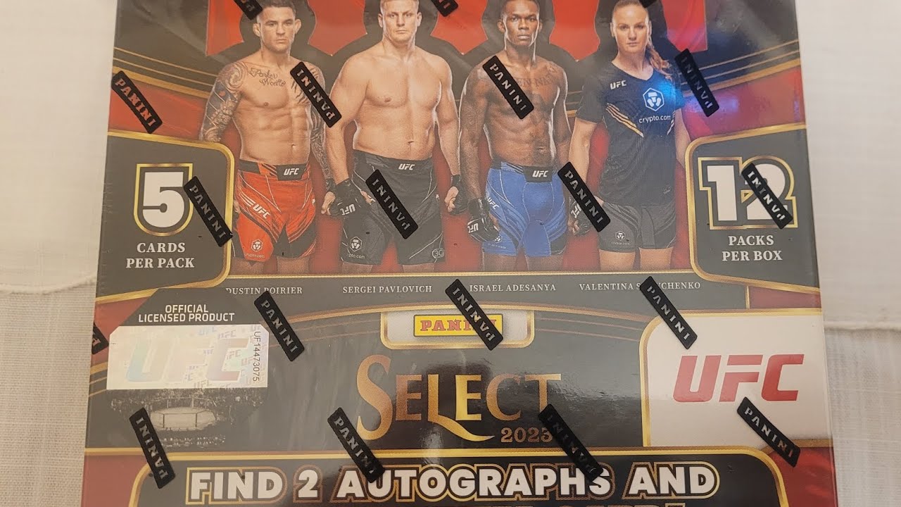 2023 Panini Select UFC Hobby box break! 2 Autos and 1 Relic - YouTube