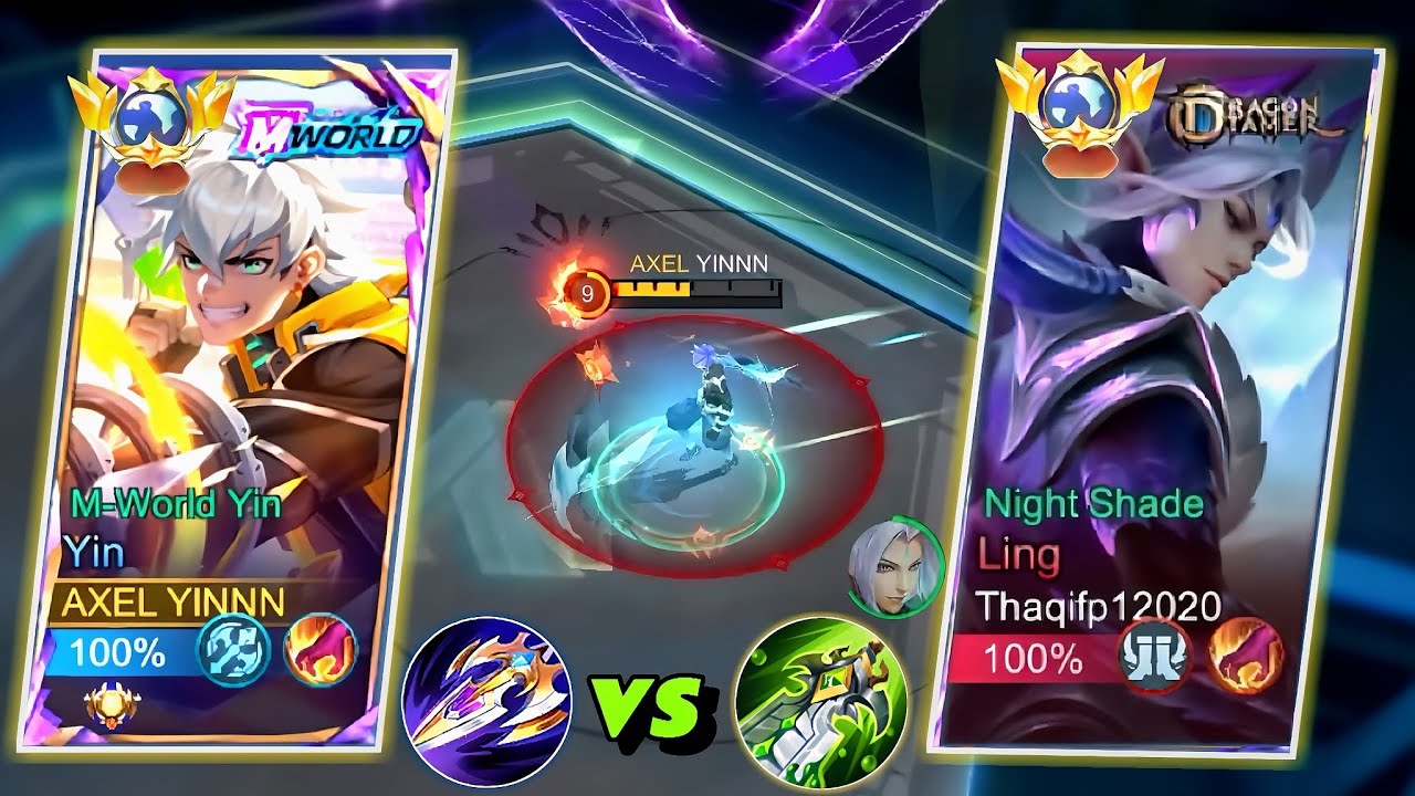 TOP GLOBAL YIN VS TOP GLOBAL LING 😱 | YIN BEST BUILD AND EMBLEM TO ...