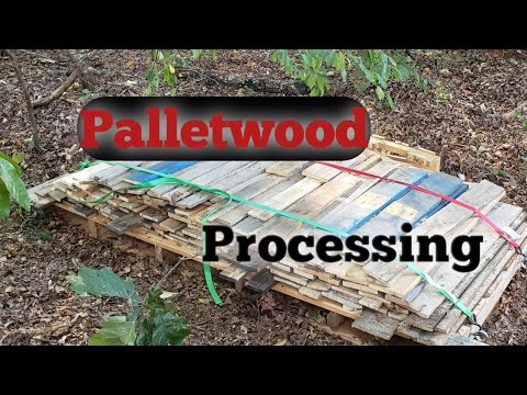 How To Break Down A Pallet - YouTube