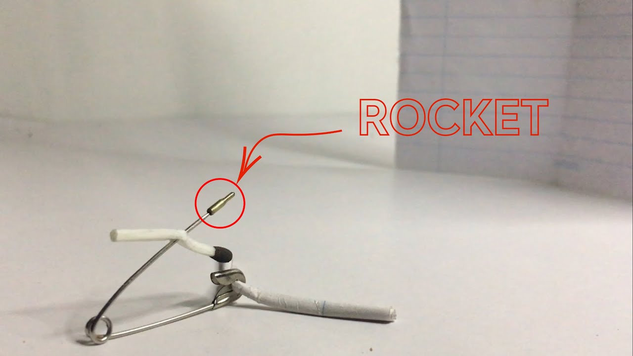 DIY Mini Rocket from a Pen Tip | Easy Science Experiment for Kids and ...