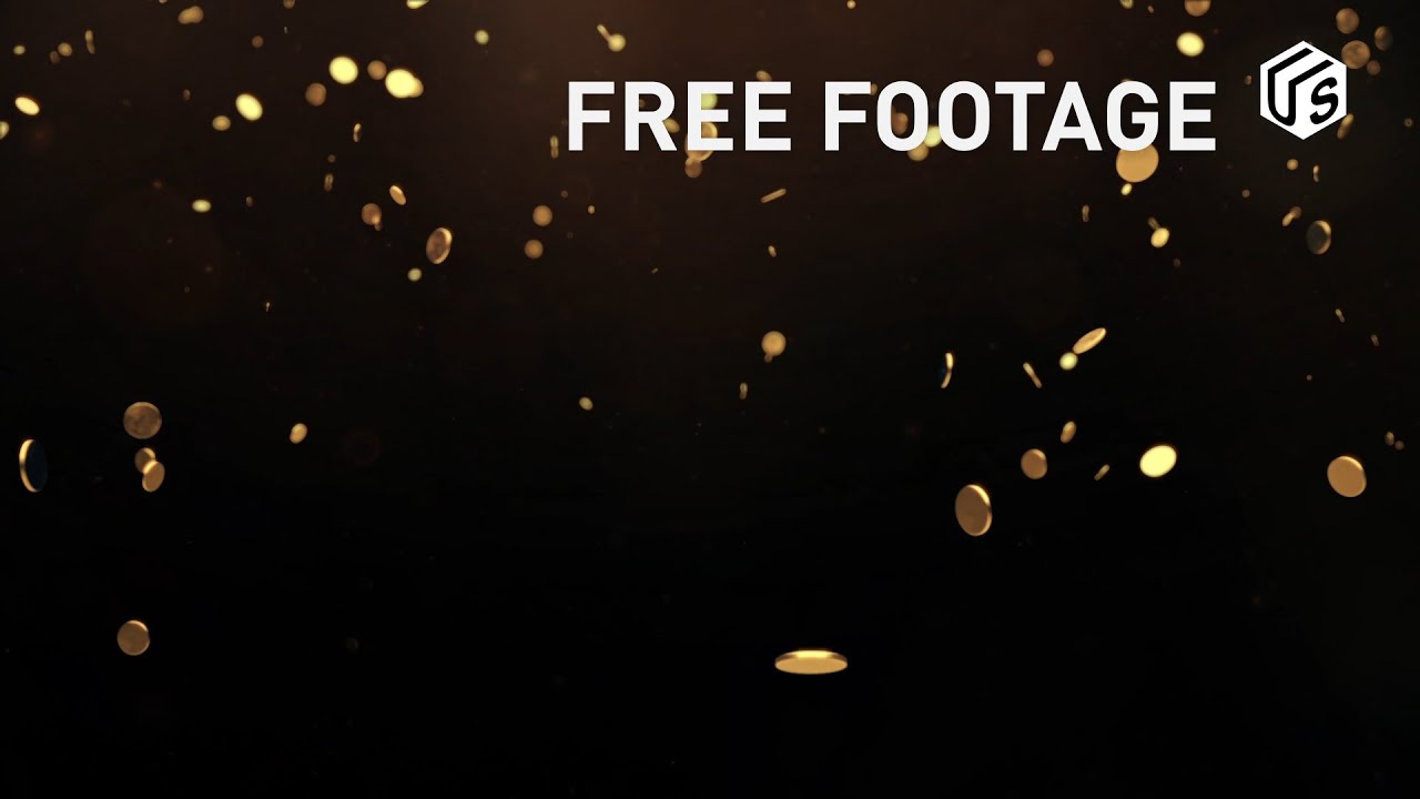 Gold Coin Particles HD | Free Footage - YouTube