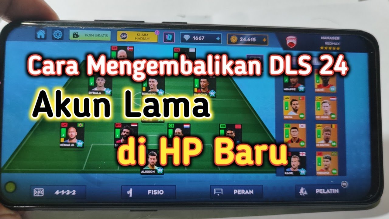 Cara login akun DLS utama di hp baru - YouTube