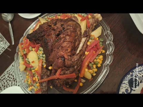 Leg roast ...my style ..so yummy 