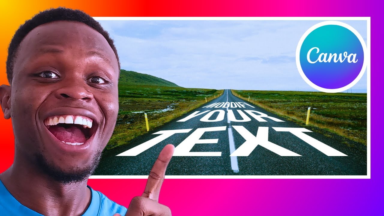 You can now Modify your Text in Canva with this App! - YouTube