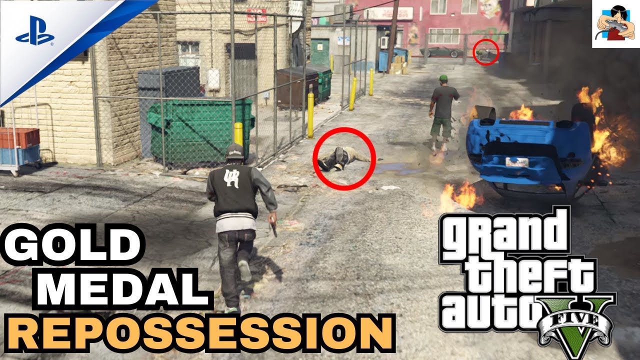 GTA 5 - Mission Repossession [100% Gold Medal Walkthrough] - YouTube