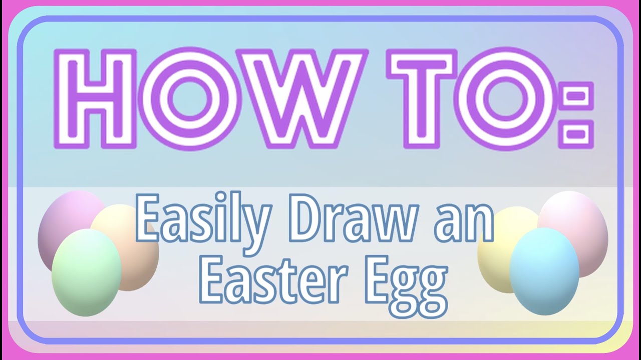 How to Easily Draw an Easter Egg Shape 🐣 - YouTube