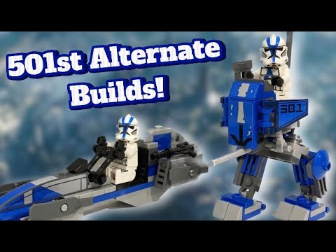 LEGO Star Wars 501st Battle Pack Alternate Builds! - YouTube